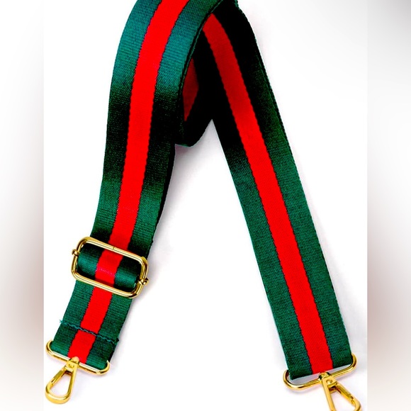 Accessories | Cross Body Replacement Strap Red And Green | Poshmark